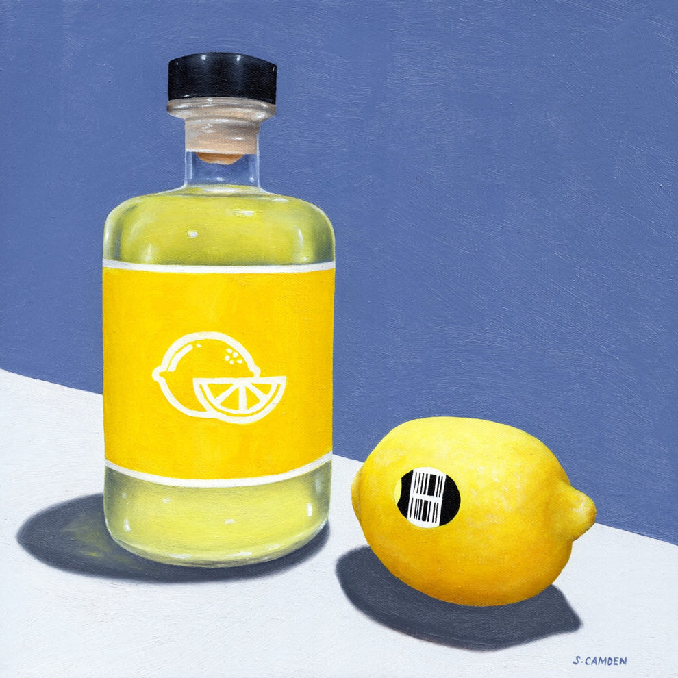 Limoncello & Lemon Greeting Card – Shannon Camden Art